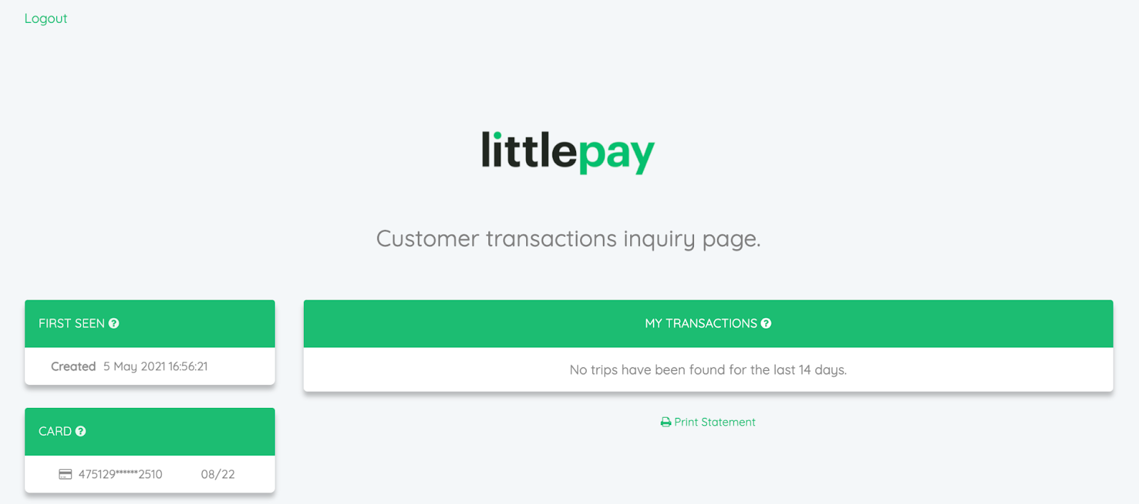 Littlepay Customer Portal User Guide 1.0 – Littlepay